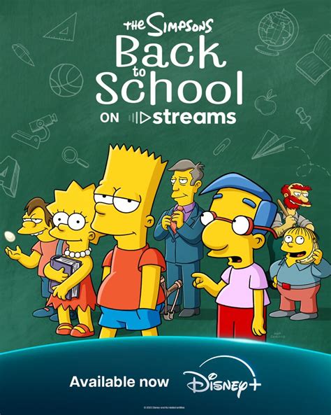Disney Adds 106 Episode Roll Call Of The Simpsons School Episodes To