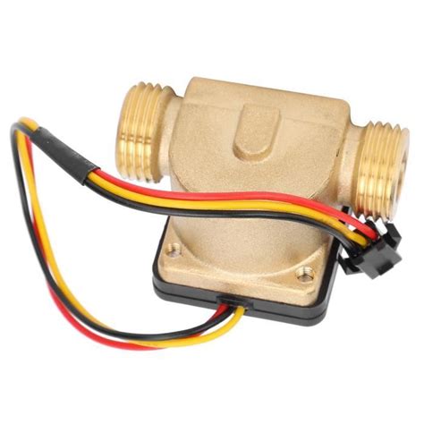 capteur de débit d eau yf b13 water flow sensor 0 3 10l min brass hall