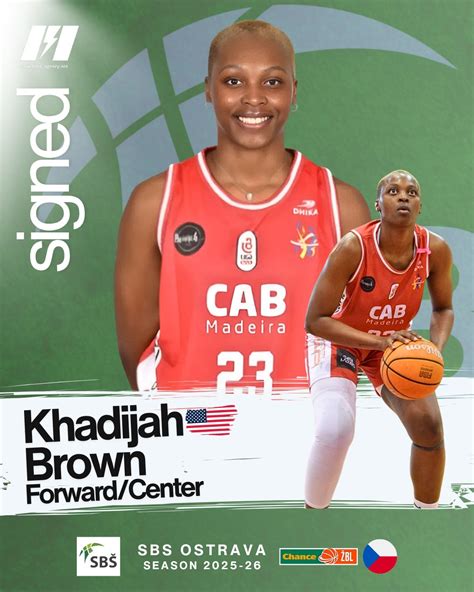 Khadijah Brown Has Signed With Sbs Ostrava