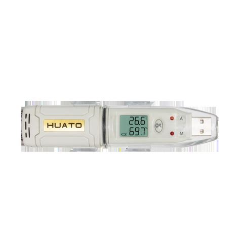 High Precision Usb Data Logger Temperature Humidity With AA V Lithium Battery