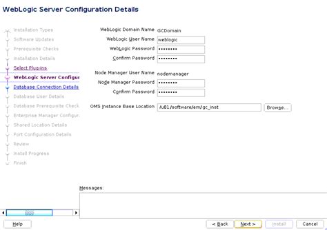 Installing Oracle Enterprise Manager System