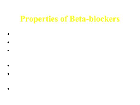 Beta Adrenergic Blockers Dental Courses Ppt