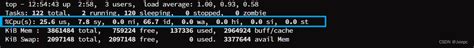 linux centos下几种cpu查看使用率的常用命令 centos查看cpu占用率 csdn博客