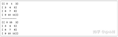 数据分析与Python之三Numpy 数组的索引与切片 知乎