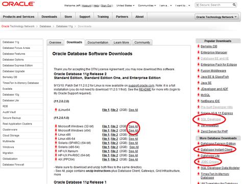 Oracledownloads Thatjeffsmith