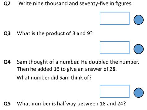 A Free Year 4 Sats Reasoning Test Test1 Teaching Resources