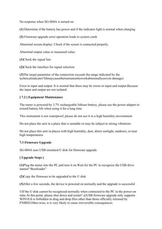 Fnirsi SG 004A User Manual PDF