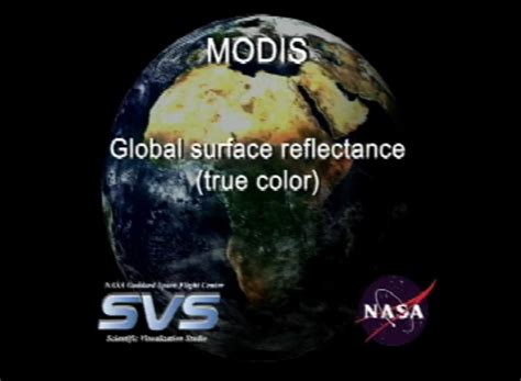 Nasa Svs Global Surface Reflectance Modis