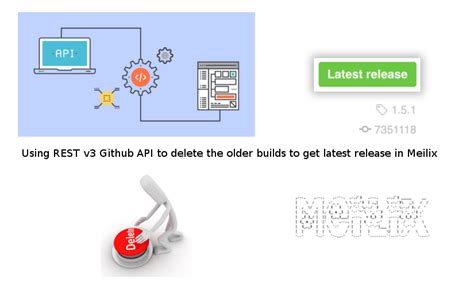 deleting meilix github releases