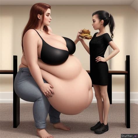 Ai Generated Feedee Nerver Too Much Belly By Alex37530 On Deviantart