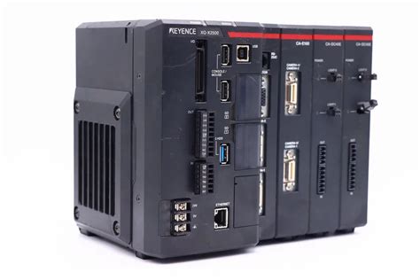 Black Keyence Set Of 3 Part Xg X2500 Ca E100 Ca Dc40e For Pixel Led