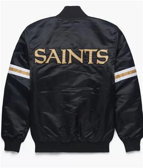 Elite Homage X Starter New Orleans Saints Satin Jacket 2026