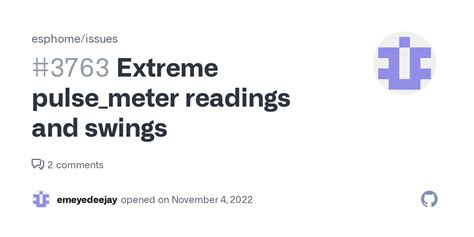 Extreme Pulsemeter Readings And Swings · Issue 3763 · Esphomeissues
