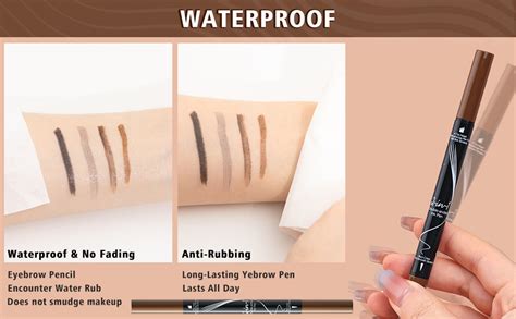 Microblading Eyebrow Pen Waterproof 2 In 1 Dual Ended Eye Brow Pen