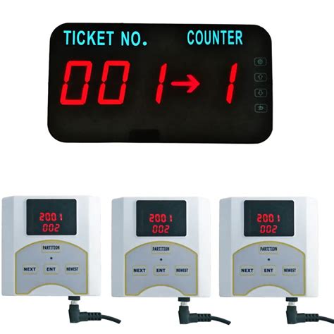 Queue Management System Display Queuing Manage Equipment Roll