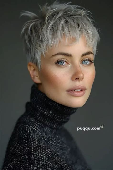 Stunning Pixie Haircuts To Rock Your Gray Hair Puqqu In 2024