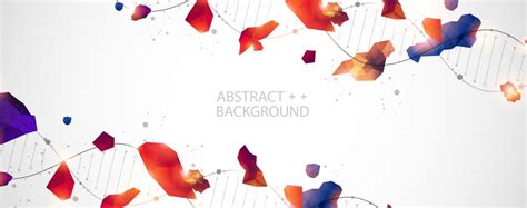 Dna Molecules Science Template Abstract Royalty Free Vector