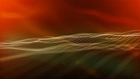 Premium Photo Abstract Techy Wavy Background With Particles Abstract