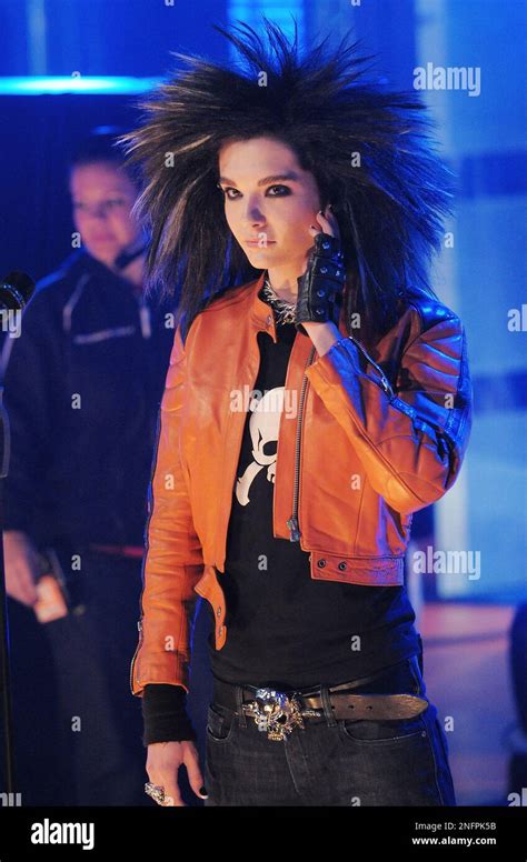 Singer Bill Kaulitz And His Band Tokio Hotel Perform During An