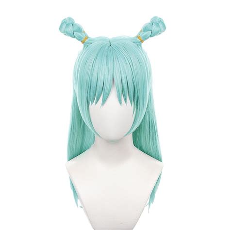 Xiongxiongle Kashimo Hajime Wig Cosplay Lake Blue Long Hair Wig 55cm