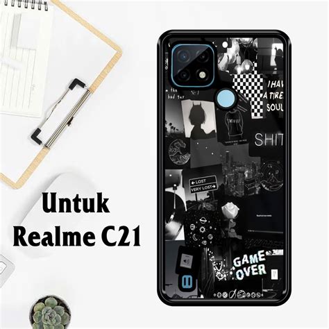 Jual Case REALME C21 MOTIF TMBLR AESTE Hardcase Glossy 2D Terbaru Custom Case Casing Hardcase