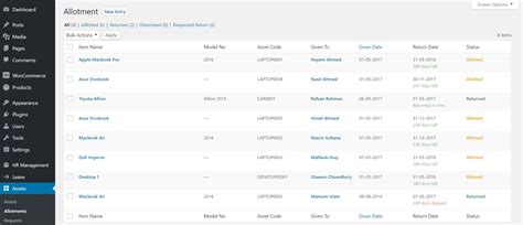 How To Manage Company Asset From Your Wordpress Website