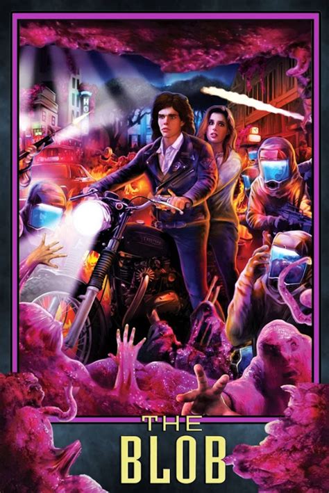 The Blob 1988 Poster 24x36 Sci Fi Horror Remake Cult Classic Monster