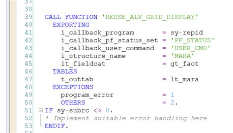 creating an alv report with csv download functiona sap community
