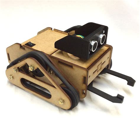 arduino track robot kit in mdf with frontal gripper pdf etsy