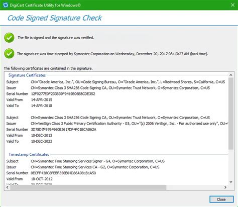 How To Check Digital Signature For A Program In Windows