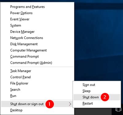 Ways To Restart Or Shut Down Windows Password Recovery