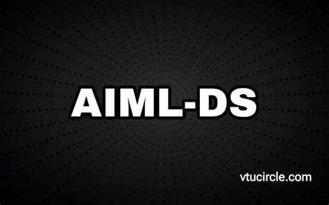 Vtucircle Aiml Ds