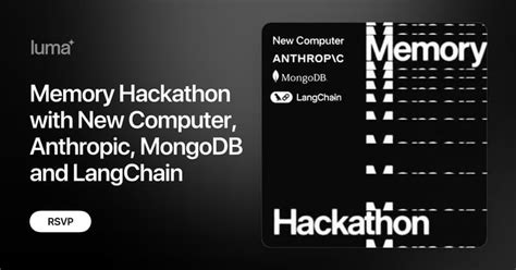 Memory Hackathon With New Computer Anthropic Mongodb And Langchain · Luma Langchain