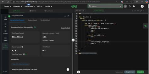 160gfg Geeksstreak2025 Dsa Problemsolving Codingjourney Sunidhi Chaturvedi