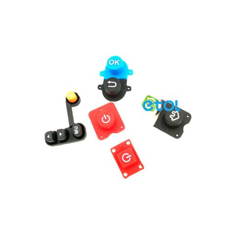 Custom Silicone Membrane Switch Colorful Silicone Buttons Etol