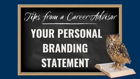 Video Your Personal Branding Statement Career Professional Development Western Governors