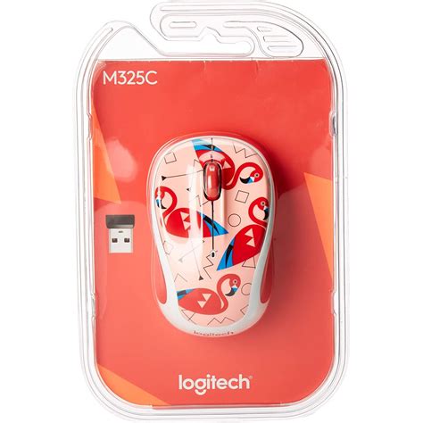 Logitech M325 Wireless Mouse Flamingo 42543