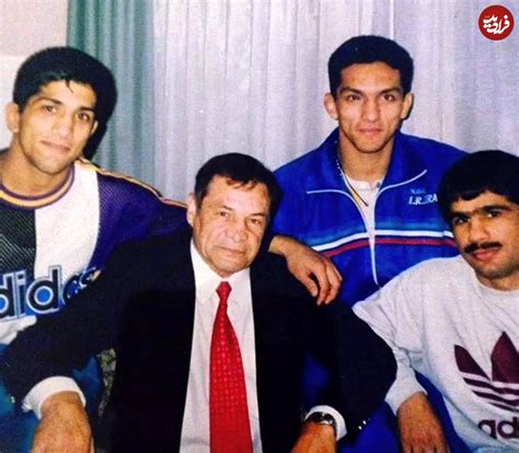 عکس سفر در زمان؛ دیدار «فلاح، درستکار و دبیر با بیک ایمانوردی؛ سال 76