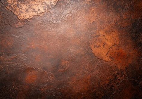 Rustic Copper Metal Texture Background Premium Ai Generated Image