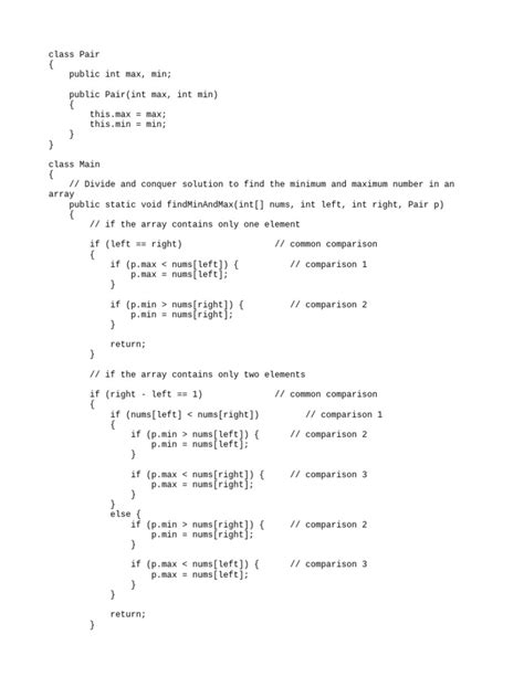 Max And Min Using Divide And Conq Pdf