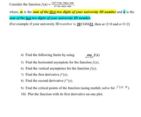 Solved Consider The Function Chegg
