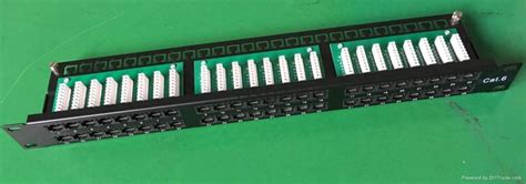 UTP Port CAT Patch Panel SP GS China Manufacturer Network Communications