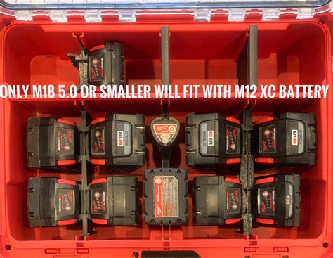 Milwaukee Deep Packout Battery Holder M12 Etsy