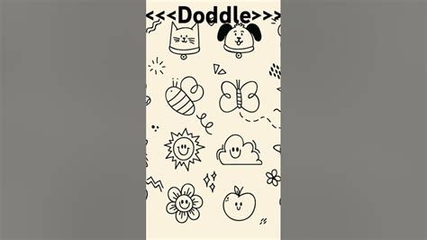 Cute Doddle Video Viralvideo Beautiful Drawing Cute Youtube