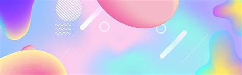 Promotional Geometric Fluid Gradient Color Creative Banner Background Promotion Geometric