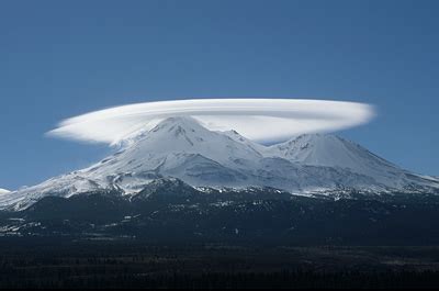 The Lenticular Clouds Of Mount Shasta Mount Shasta Sisson Museum
