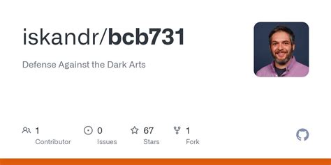 Github Iskandrbcb731 Defense Against The Dark Arts Mike Tamir Phd