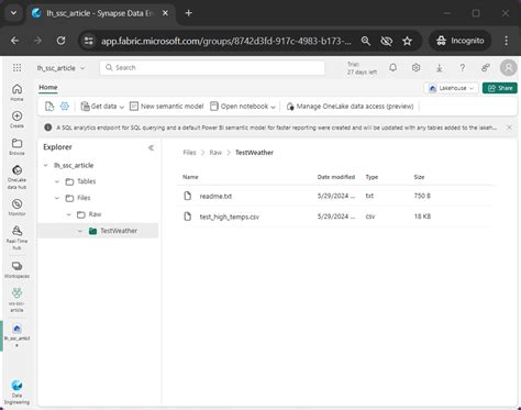 Manage Onelake Storage With Powershell Data Engineering With Fabric
