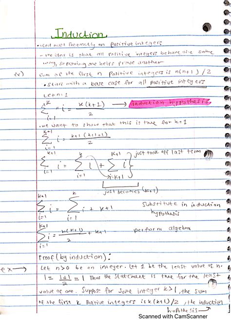Discrete Math Induction Proofs Math 2345 Studocu