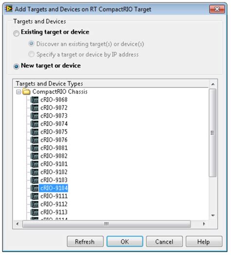 在labview裡使用project Explorer模擬fpga裝置 Ni